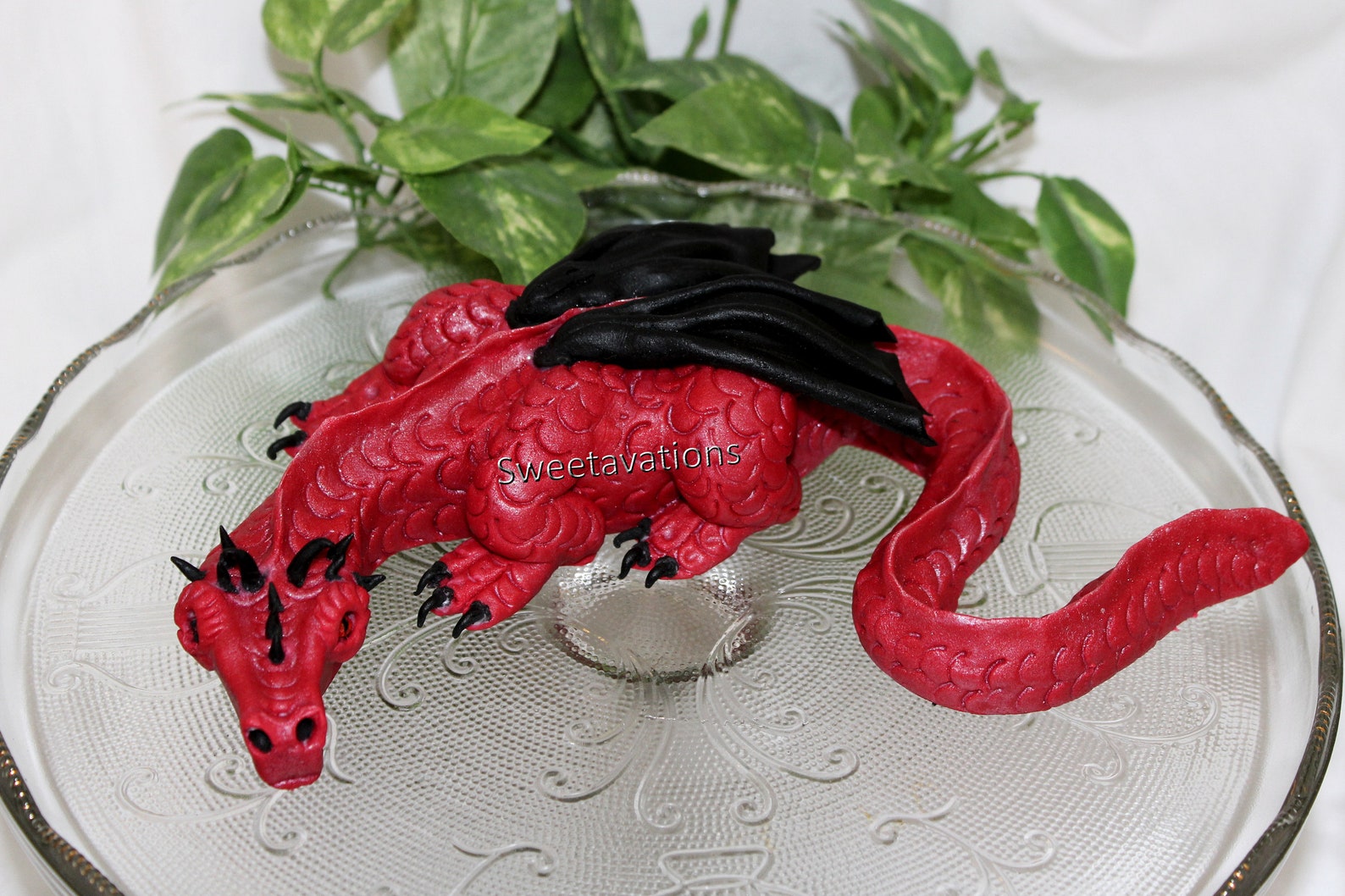 Fondant Dragon Cake Topper Dragon Topper Dragon Cake | Etsy
