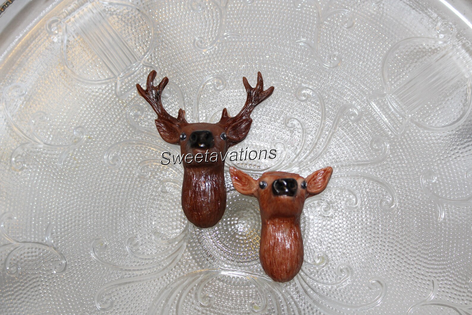 Fondant Deer Cake Topper Deer Topper Fondant Buck | Etsy