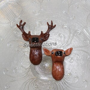 Fondant Deer Cake Topper - Deer Topper - Fondant Buck - Woodland Animal ...