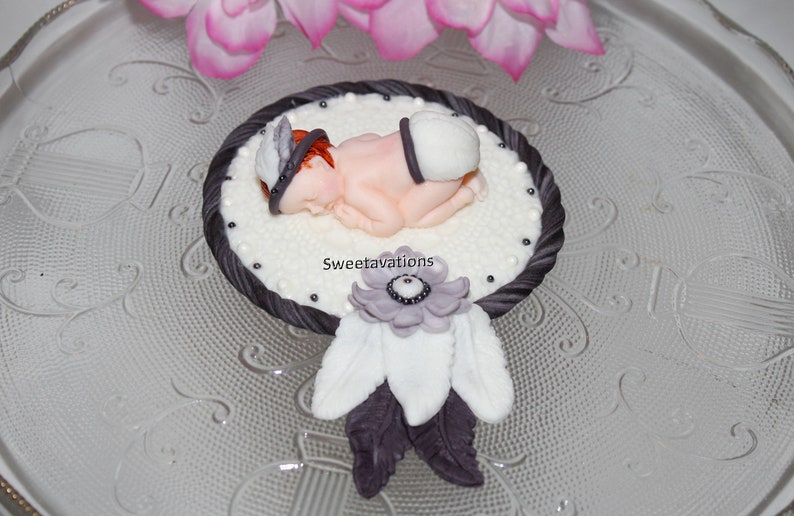 Fondant Native American Baby Cake Topper Tribal Baby Topper - Etsy