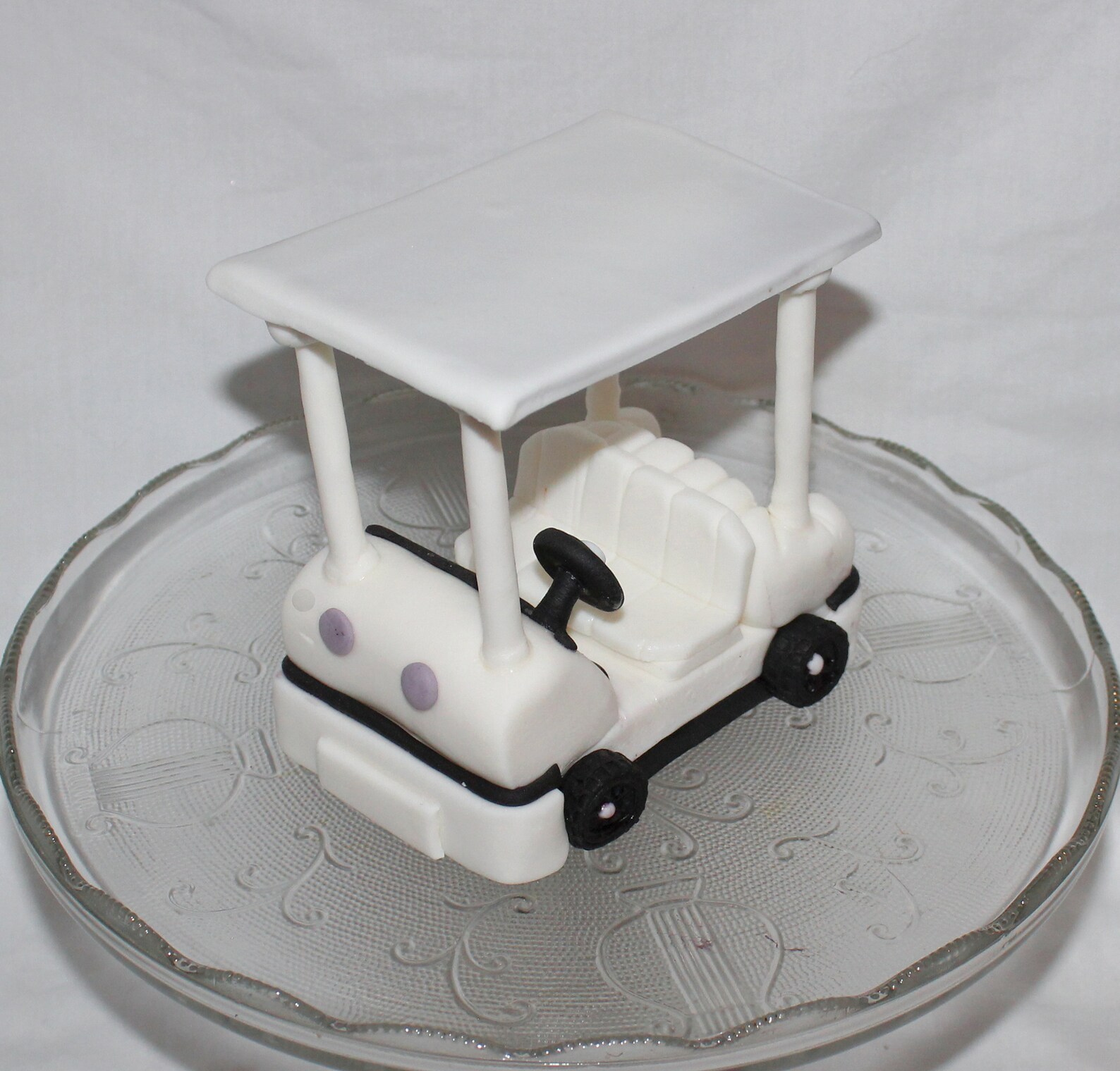 Fondant Golf Cart Cake Topper Golf Cart Topper Golf Topper - Etsy