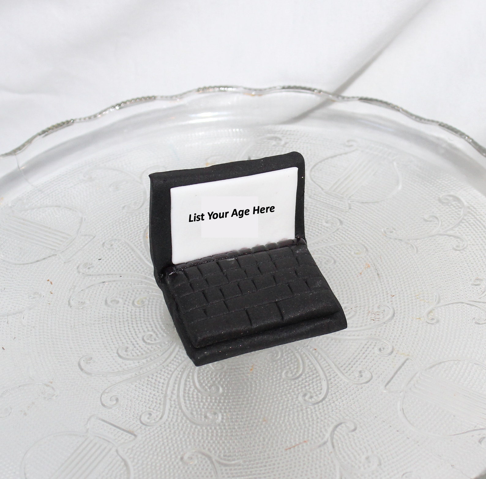 Fondant Gamer Cake Topper Fondant Computer Cake Topper | Etsy