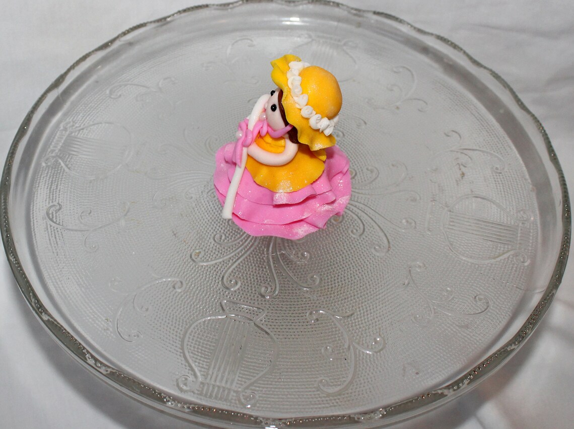 Fondant Mother Goose Cake Topper Little Bo Peep Topper - Etsy