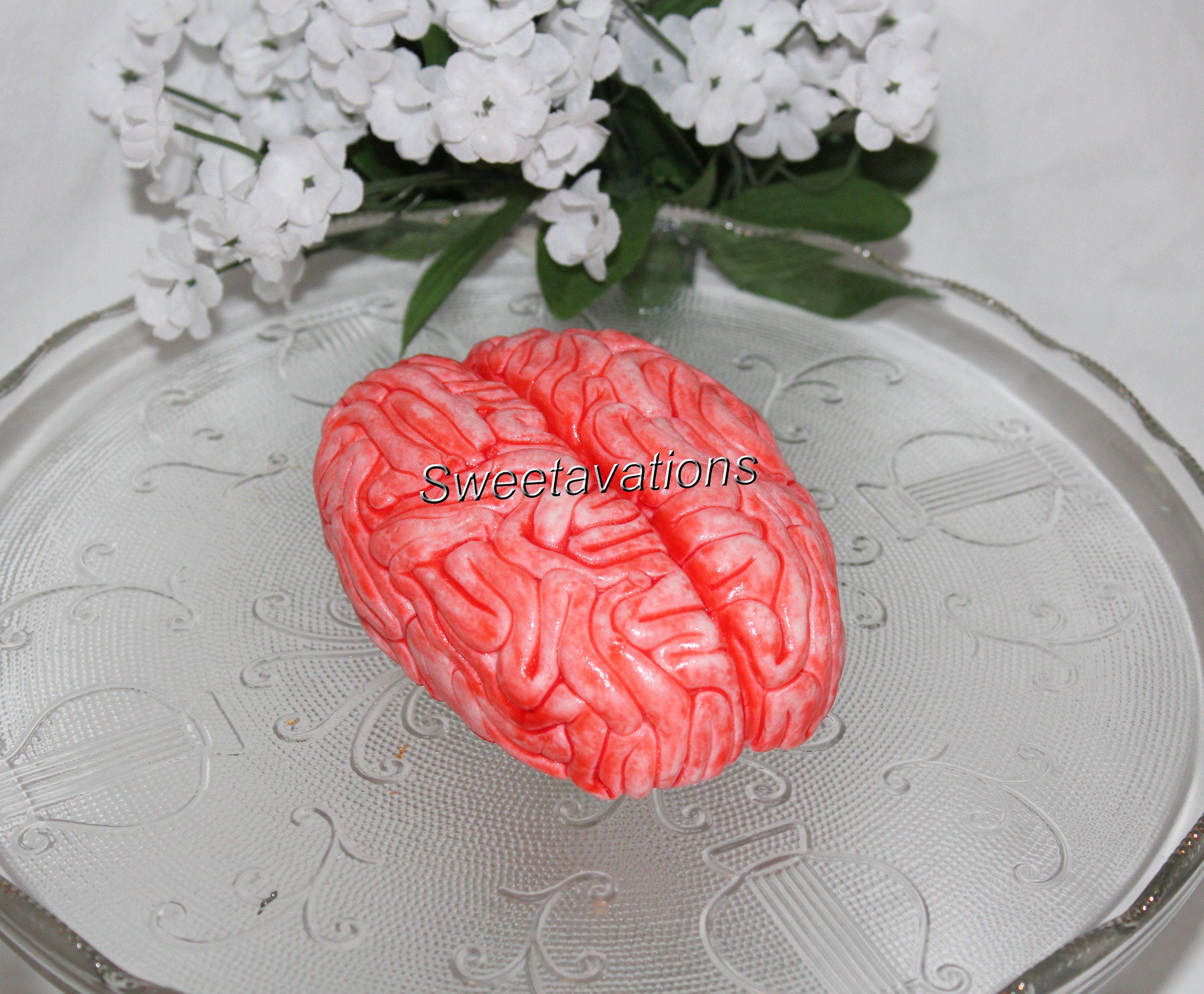 Fondant Brain Cake Topper Brain Topper Medical Cake Topper | Etsy