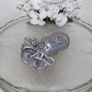 Fondant Octopus Cake Topper - Octopus Topper - Steampunk Topper ...