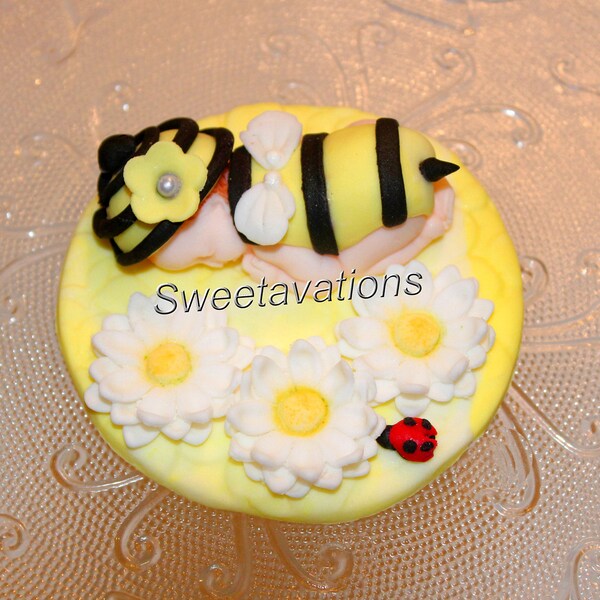 Fondant Bumble Bee - Etsy