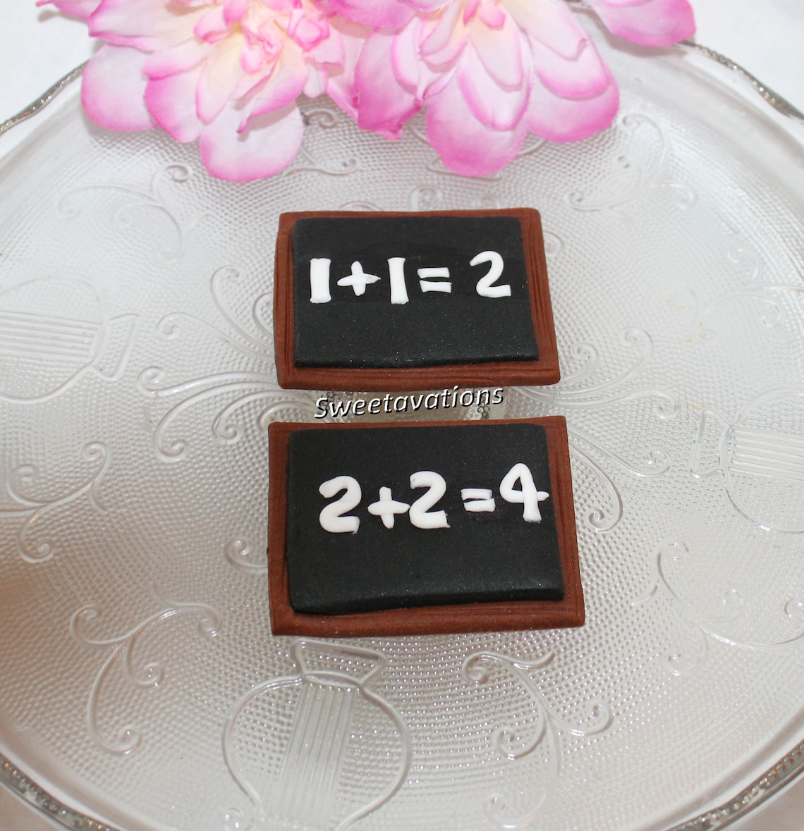 Fondant Kindergarten Cake Topper Preschool Topper Teacher - Etsy