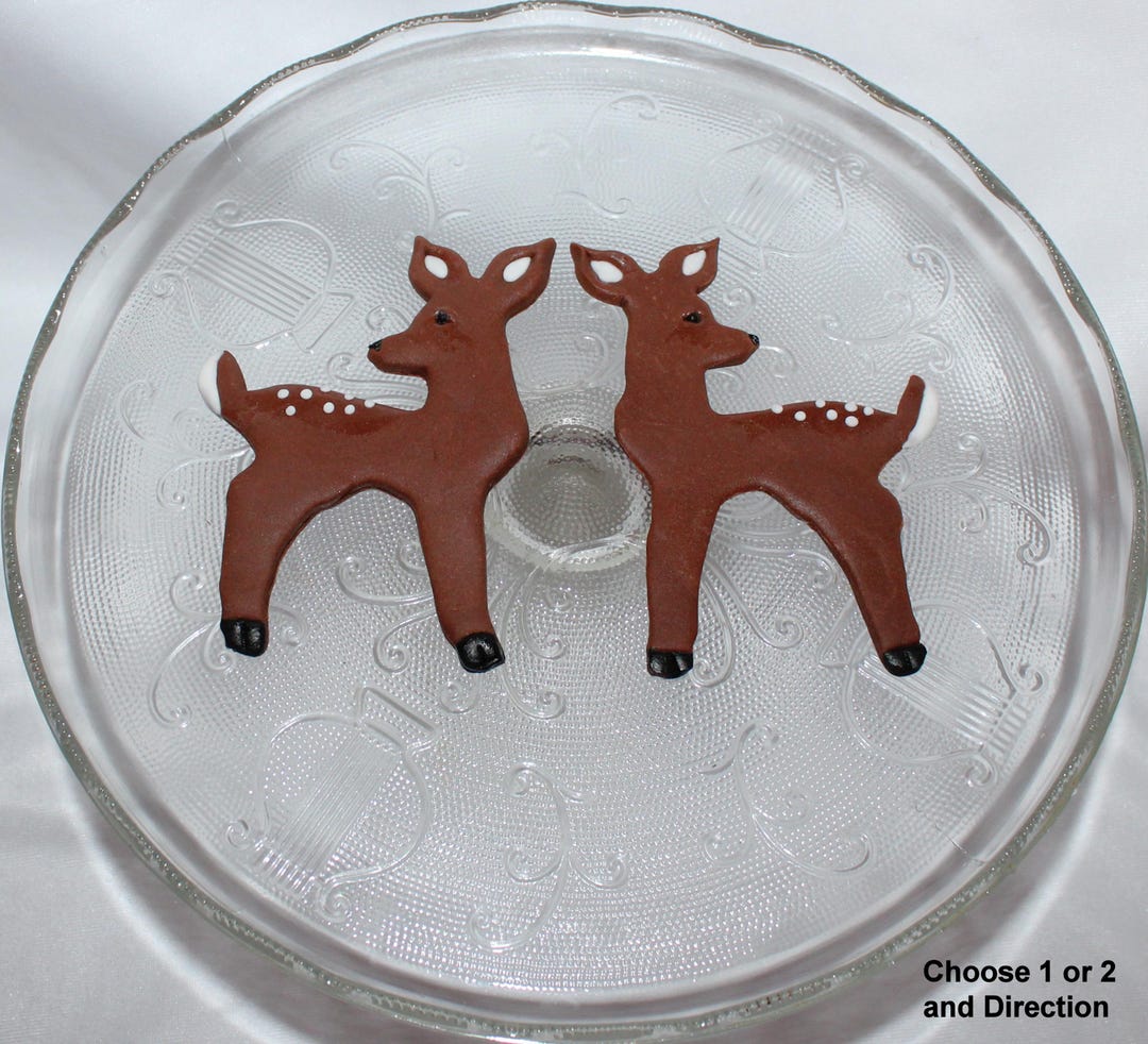 Fondant Deer Cake Topper - Woodland Animal Cake Topper - Deer Cake ...