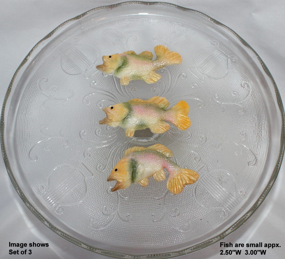 Fondant Fish Cake Topper - Fondant Bass - Fondant Trout - Fisherman ...