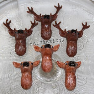 Fondant Deer Cake Topper - Deer Topper - Fondant Buck - Woodland Animal ...