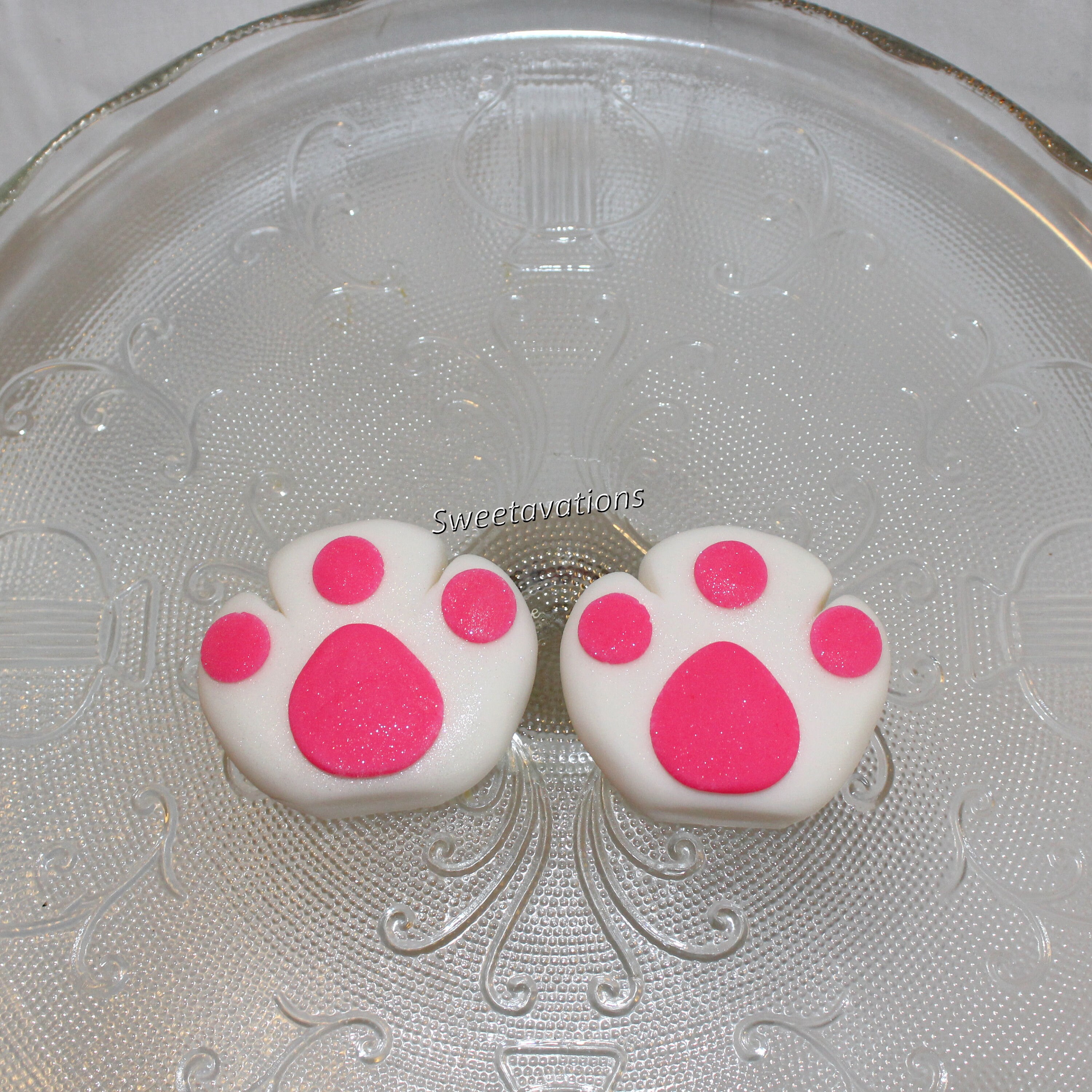 Fondant Bunny Cake Topper Fondant Bunny Ears Bunny Ears | Etsy