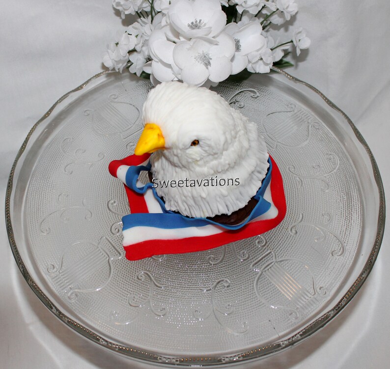 Fondant Eagle Cake Topper Eagle Topper Fondant Bird | Etsy