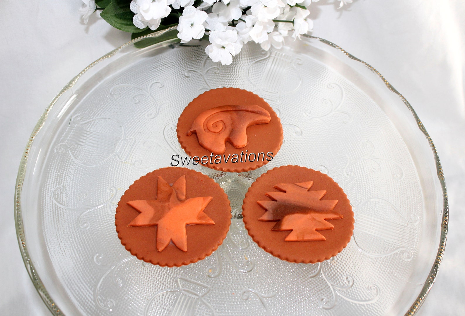 Fondant Native American Cupcake Toppers Southwestern Cupcake - Etsy