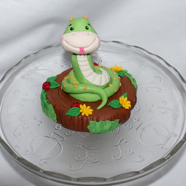 Fondant Reptiles Cake Topper - Etsy