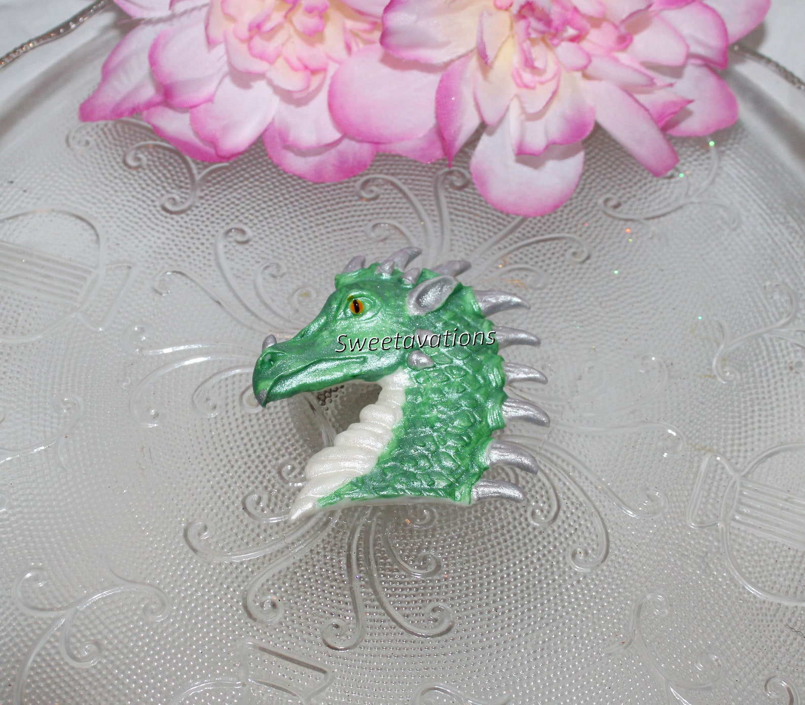 Fondant Dragon Cake Topper Dragon Topper Dragon Cake - Etsy