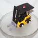 Fondant Forklift Cake Topper - Forklift Topper - Fondant Backhoe ...