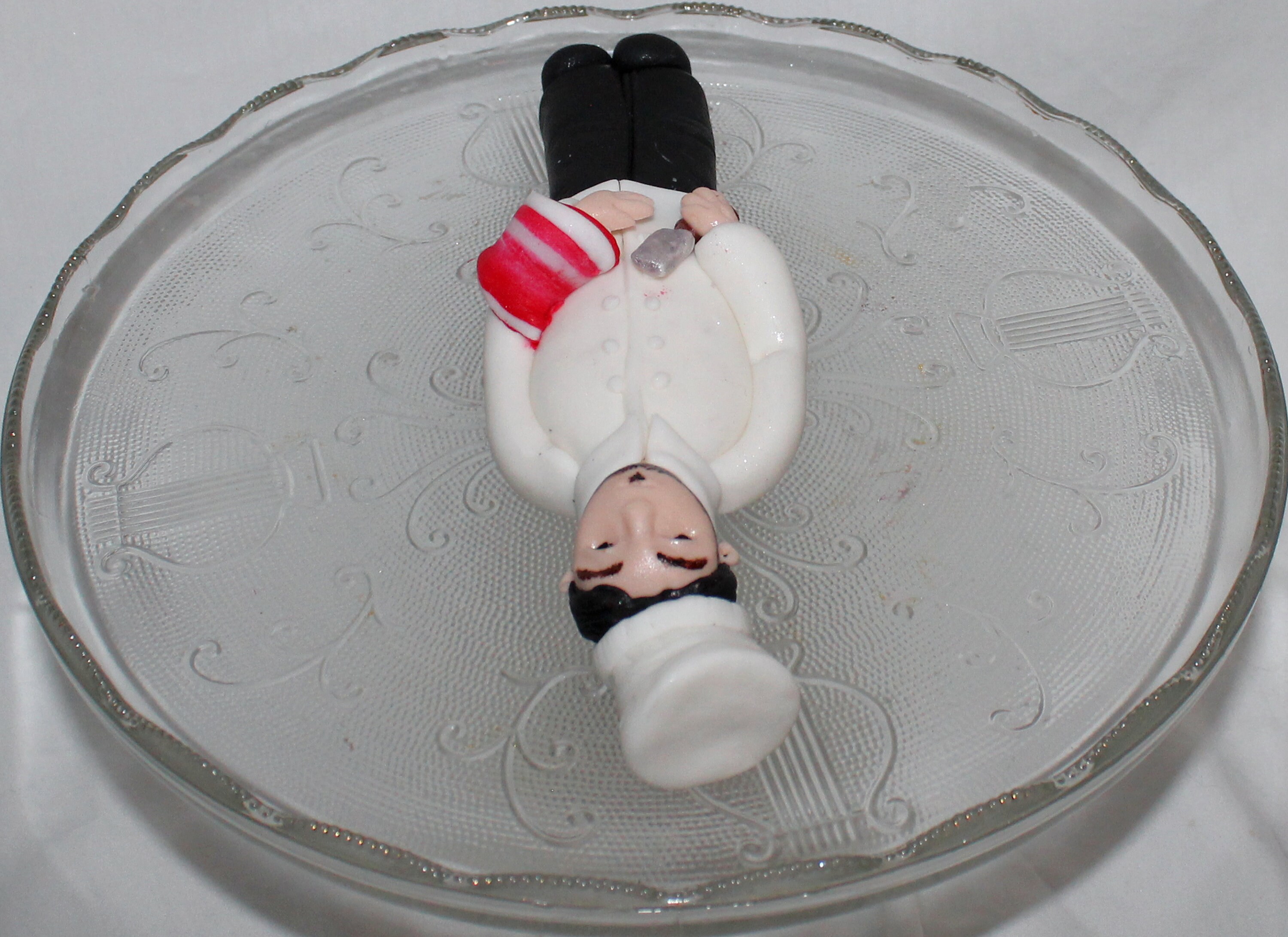 Fondant Chef Cake Topper Chef Topper Fondant Cook - Etsy