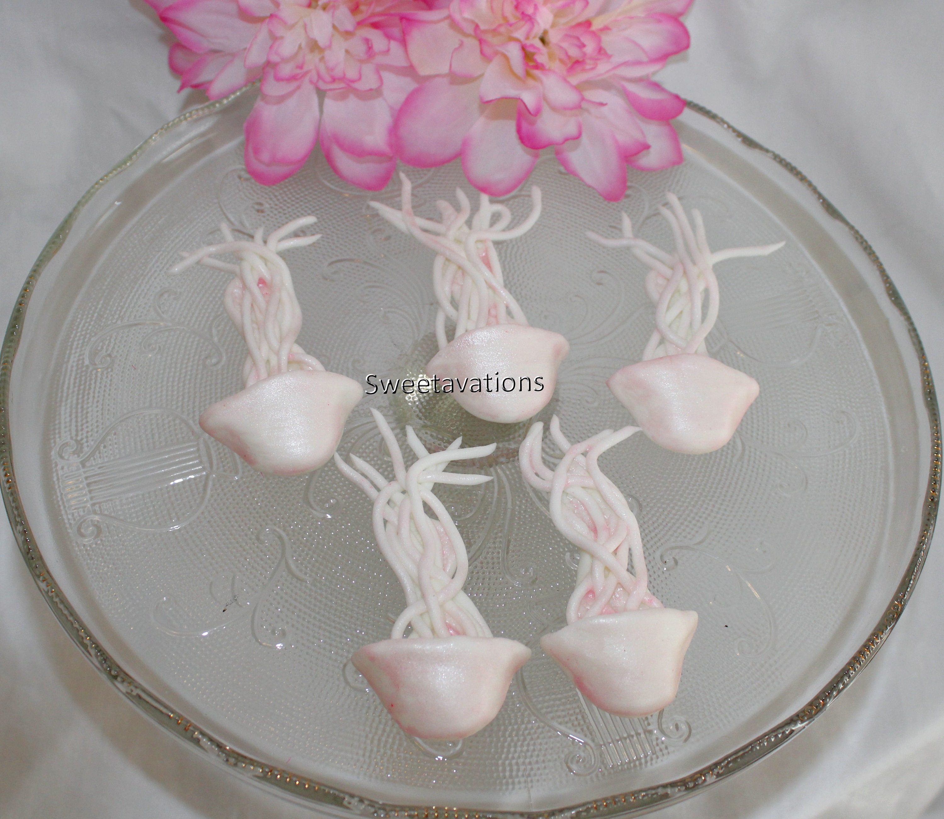 Fondant Jellyfish Cake Topper Jellyfish Topper Fondant | Etsy UK