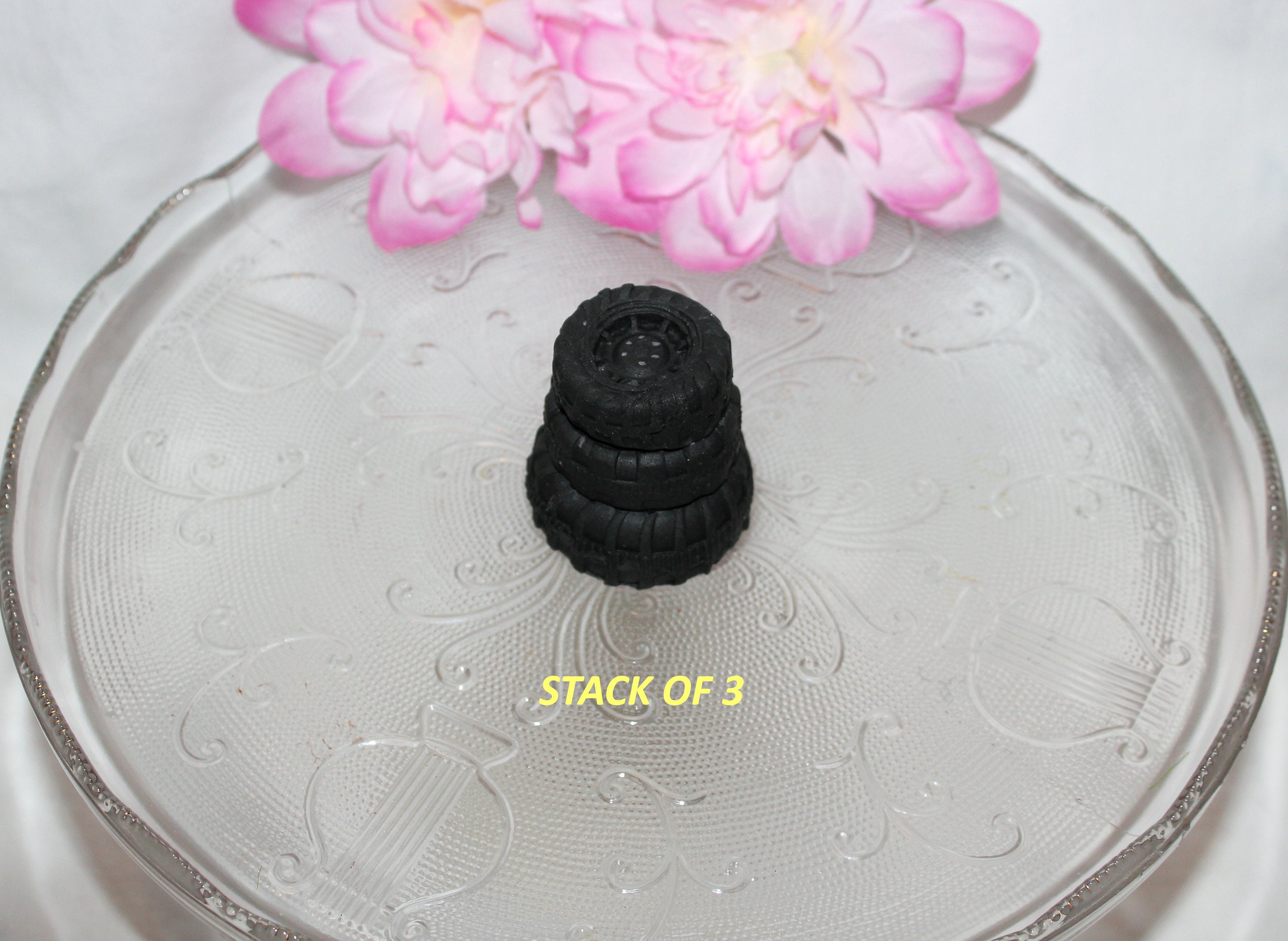 Fondant Tire Cake Topper Tire Topper Fondant Tires | Etsy