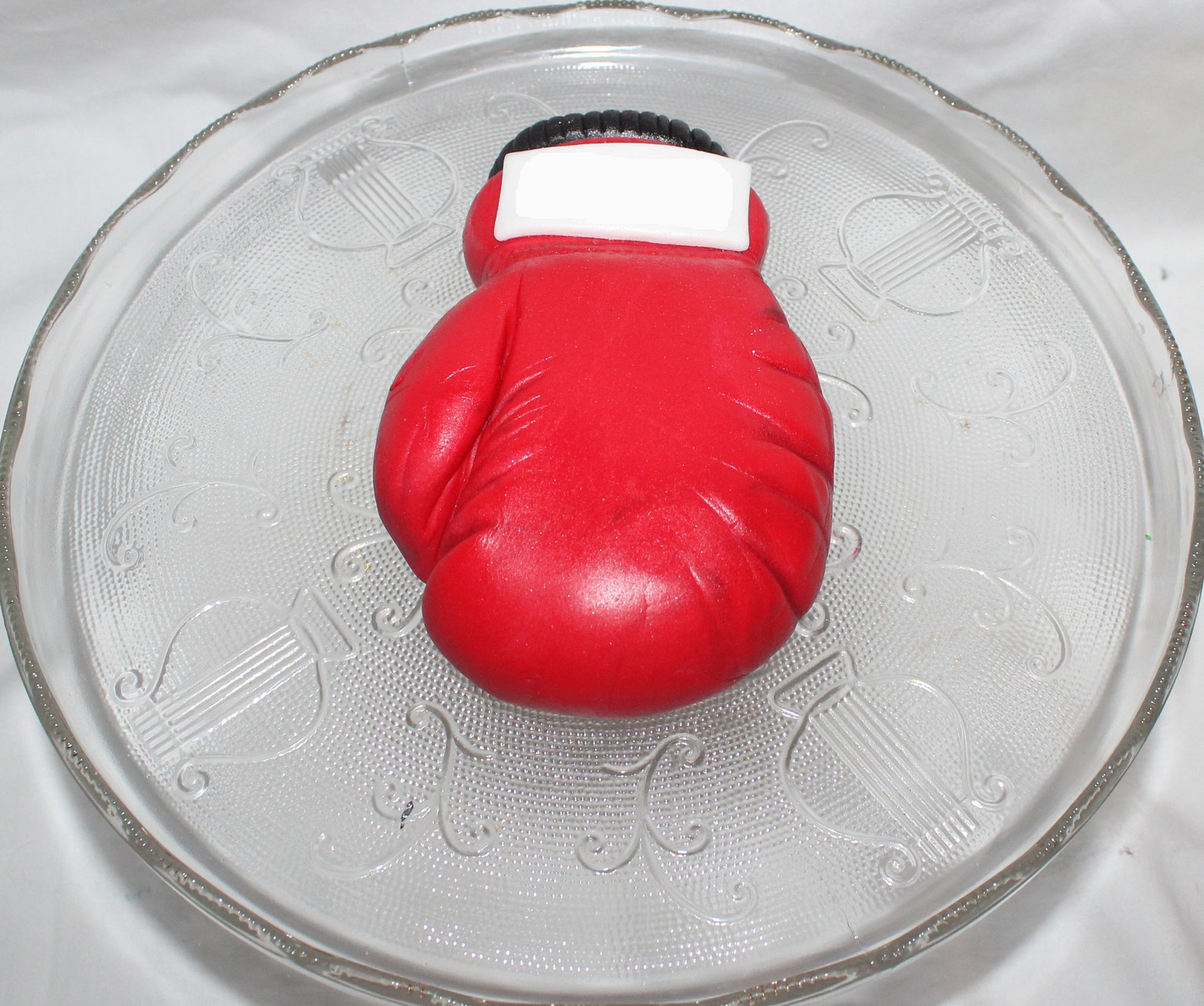 Fondant Boxing Glove Cake Topper - Boxing Glove Topper - Fighting Theme ...