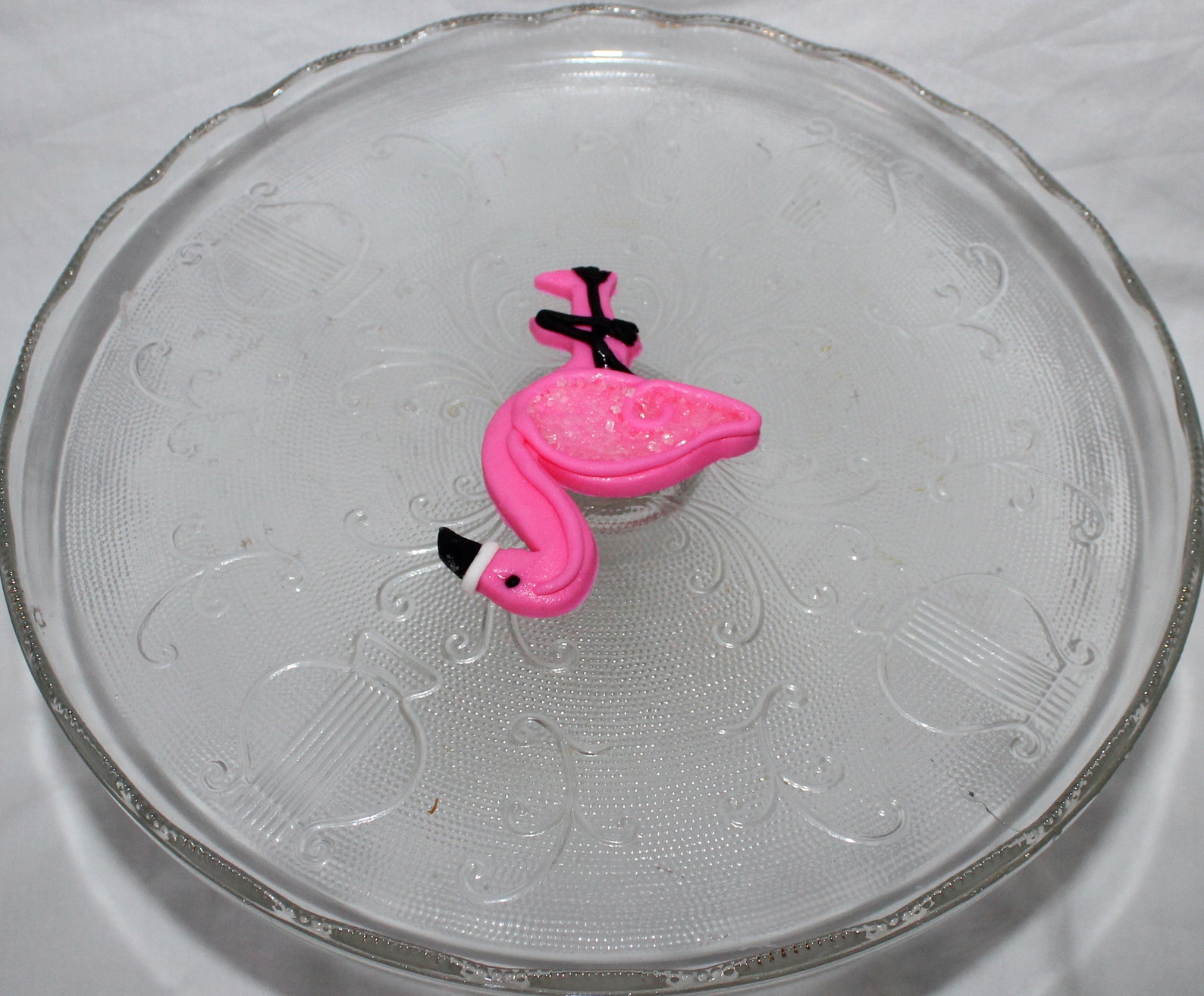 Fondant Flamingo Cake Topper Flamingo Topper Flamingo - Etsy