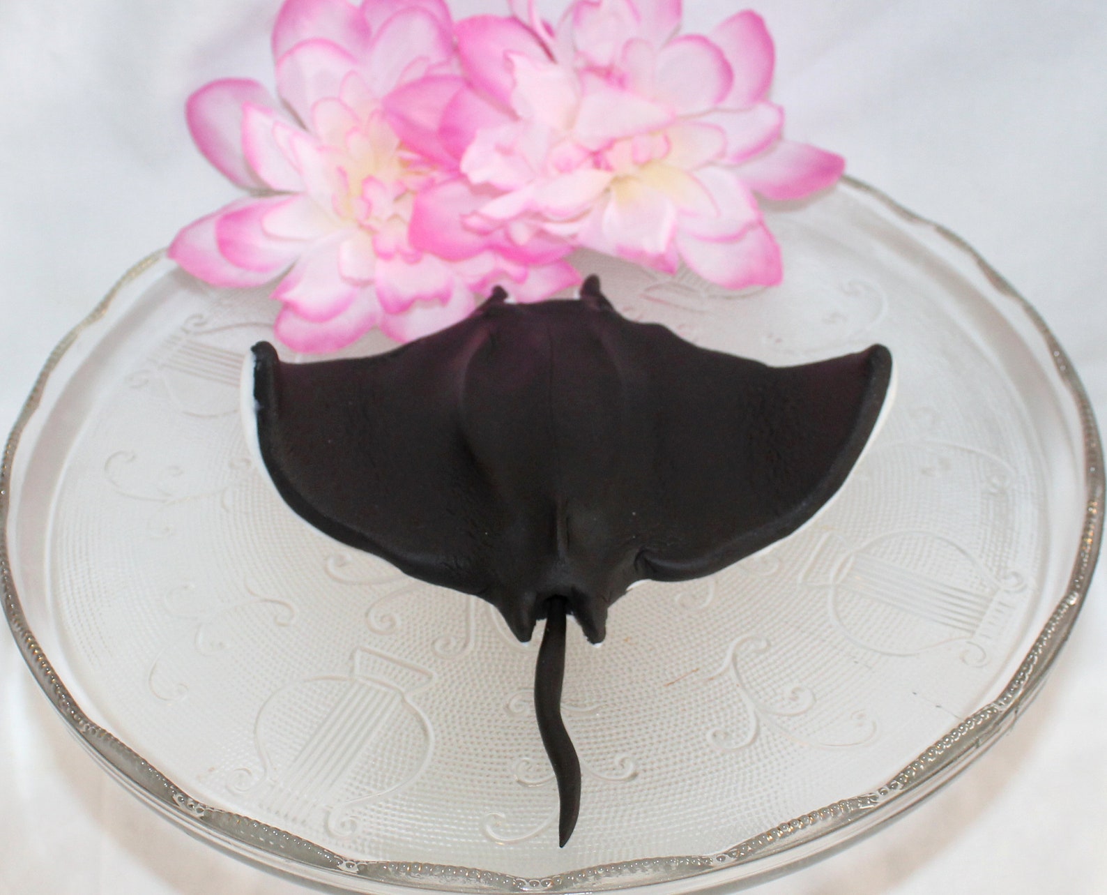 Fondant Stingray Cake Topper, Manta Ray, Hand-sculpted Sea Creature - Etsy