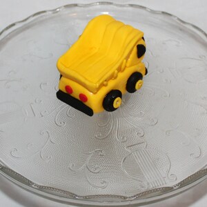 Fondant Construction Cake Topper - Fondant Dump Truck - Dump Truck ...
