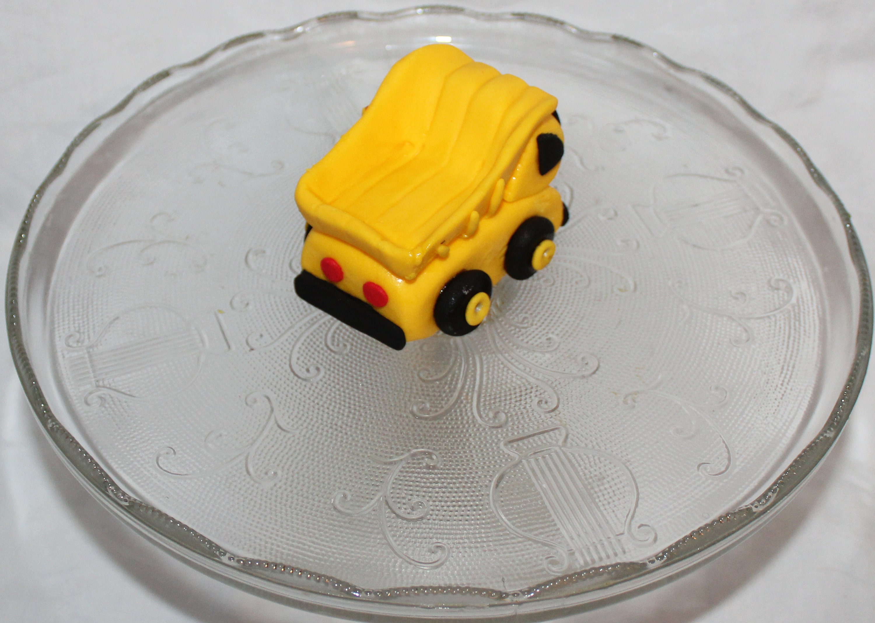 Fondant Construction Cake Topper Fondant Dump Truck Dump - Etsy