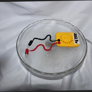 Fondant Volt Meter Cake Topper - Construction Cake Topper - Volt Meter ...