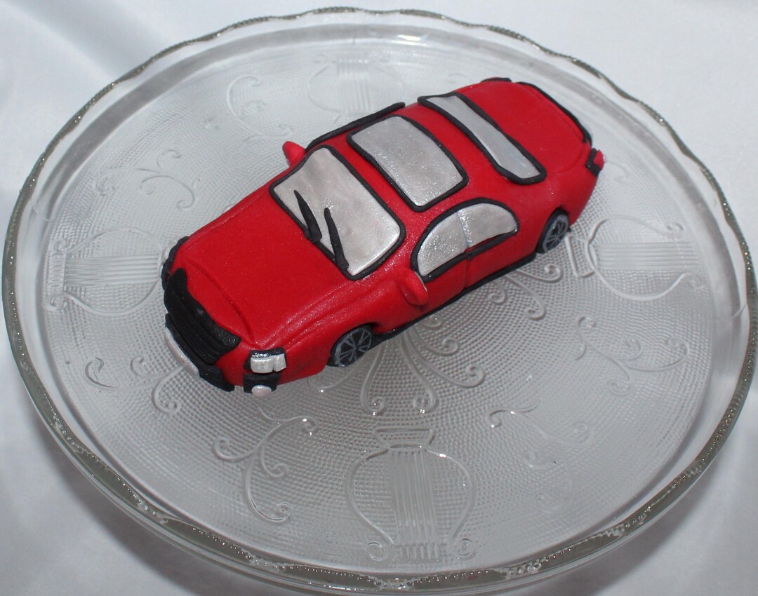 Fondant Car Cake Topper - Luxury Car Topper - Fondant Luxury Car ...
