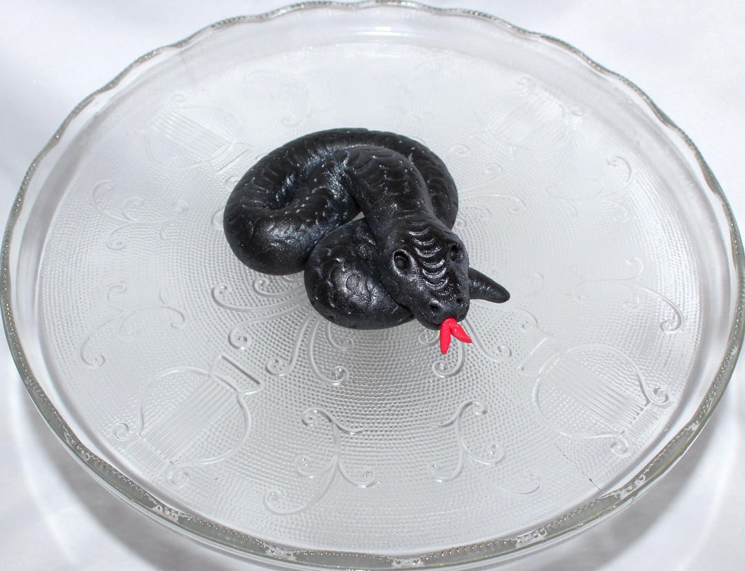 Fondant Snake Cake Topper - Snake Cake Decoration - Reptile Cake Topper ...