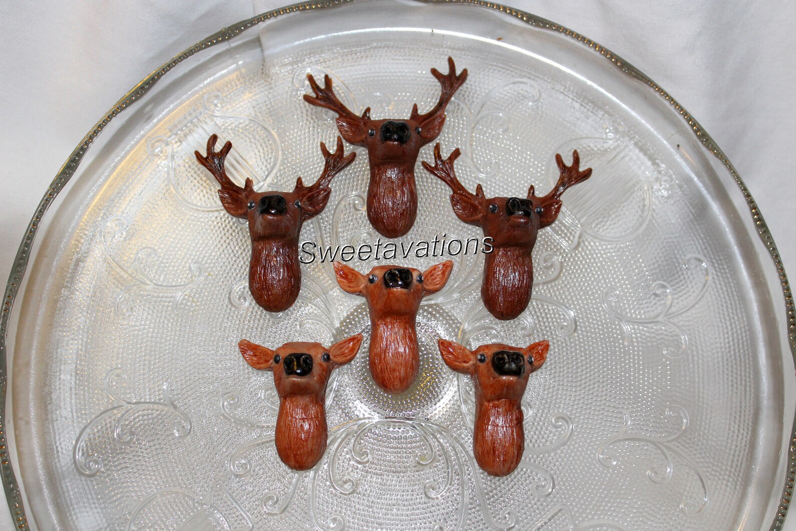 Fondant Deer Cake Topper Deer Topper Fondant Buck | Etsy