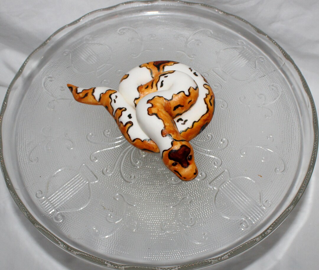 Fondant Snake Cake Topper Snake Topper Fondant Reptile Reptile Topper ...