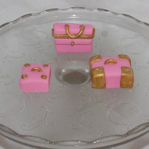Fondant Travel Cake Topper - Fondant Suitcase - Fondant Airplane ...