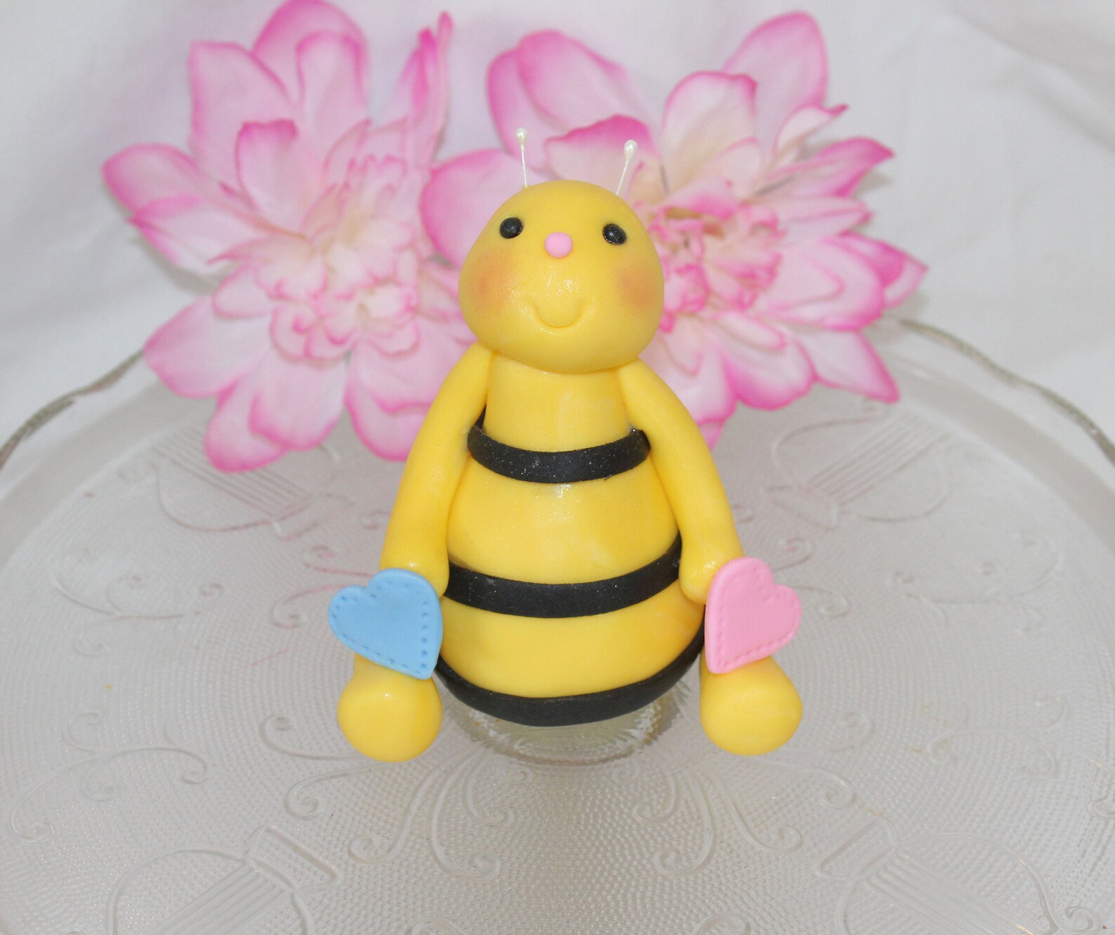 Fondant Bee Cake Topper Fondant Bumblebee Bee Topper - Etsy