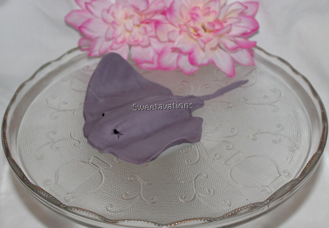 Fondant Stingray Cake Topper Stingray Topper Manta Ray | Etsy