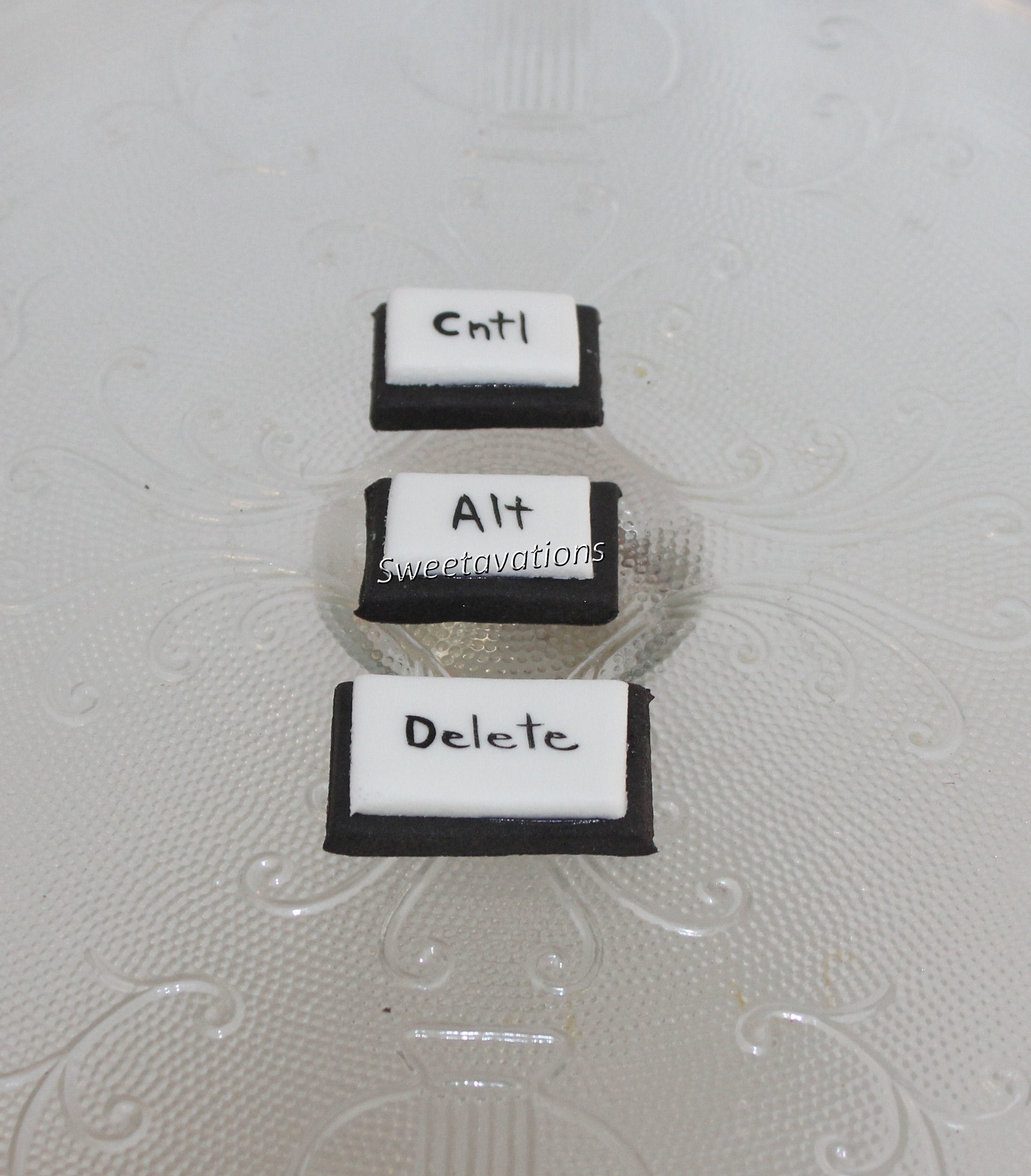 Fondant Computer Cake Topper Fondant Programmer Fondant - Etsy