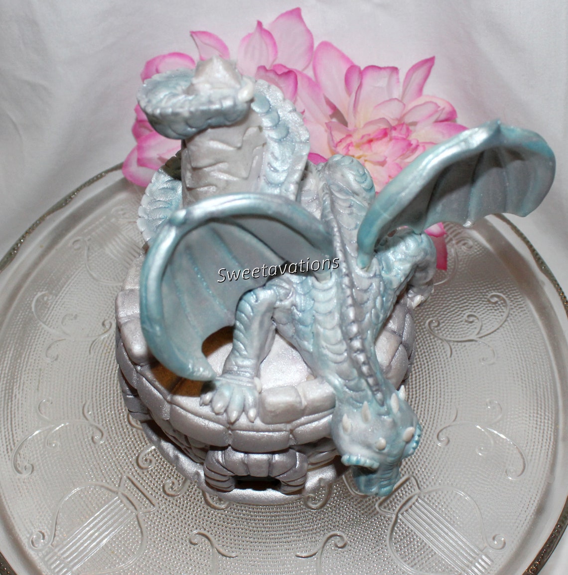 Fondant Dragon Cake Topper Dragon Topper Dragon Cake - Etsy