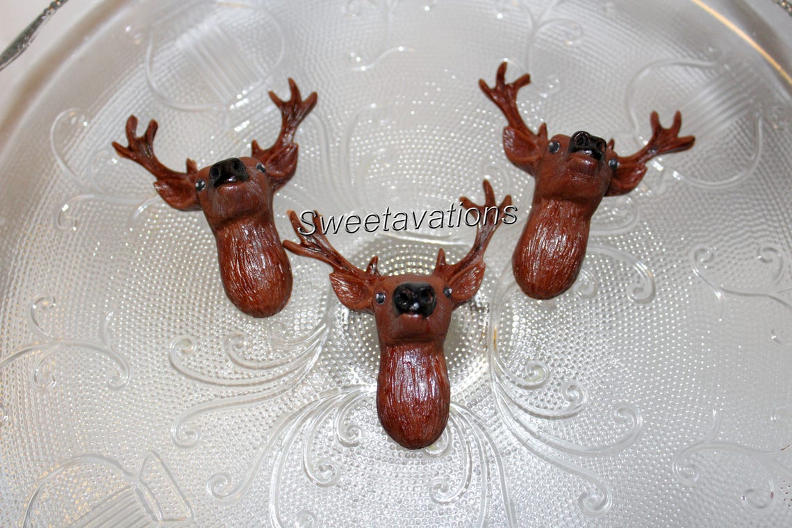 Fondant Deer Cake Topper Deer Topper Fondant Buck | Etsy