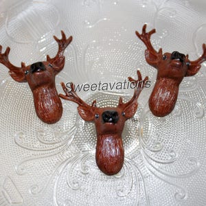 Fondant Deer Cake Topper - Deer Topper - Fondant Buck - Woodland Animal ...