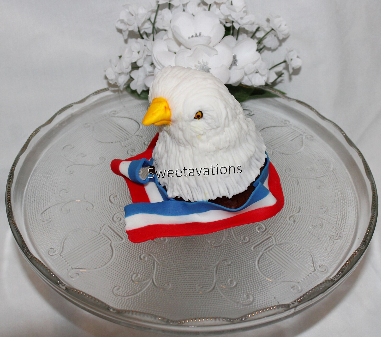 Fondant Eagle Cake Topper Eagle Topper Fondant Bird | Etsy