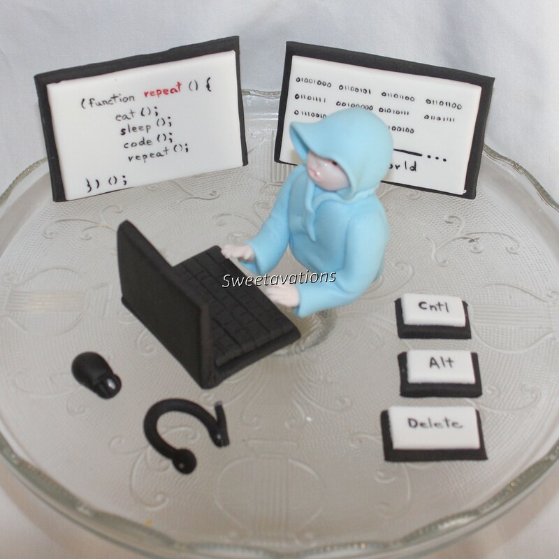 Nerd Wedding Cake Topper - Etsy