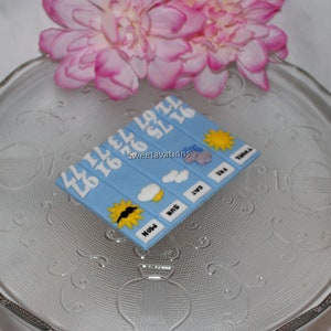 Fondant Weather Cake Topper Weather Forecast Fondant | Etsy