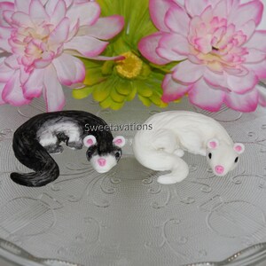 Fondant Ferret Cake Topper Ferret Topper Ferret Theme Fondant Badger ...