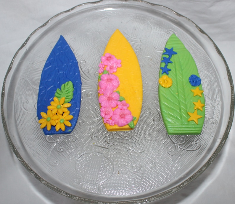 Fondant Surfboard Cake Topper Surfboard Topper Surfing - Etsy