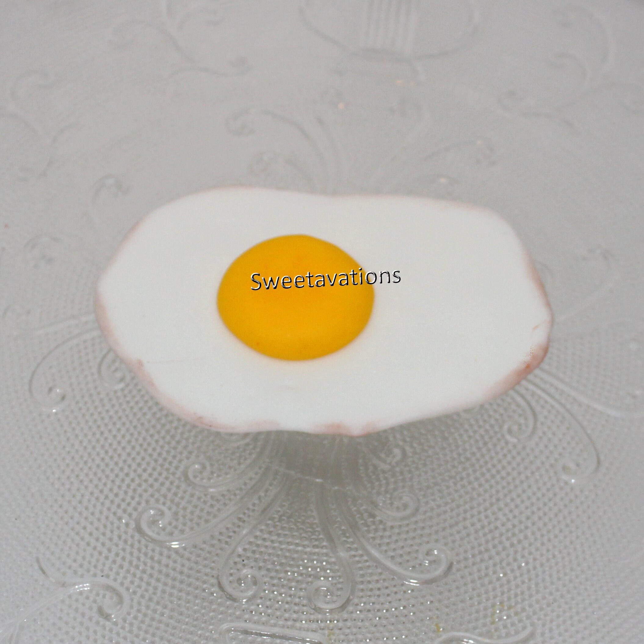 Fondant Eggs Cake Topper Fondant Bacon Fondant Breakfast | Etsy Canada