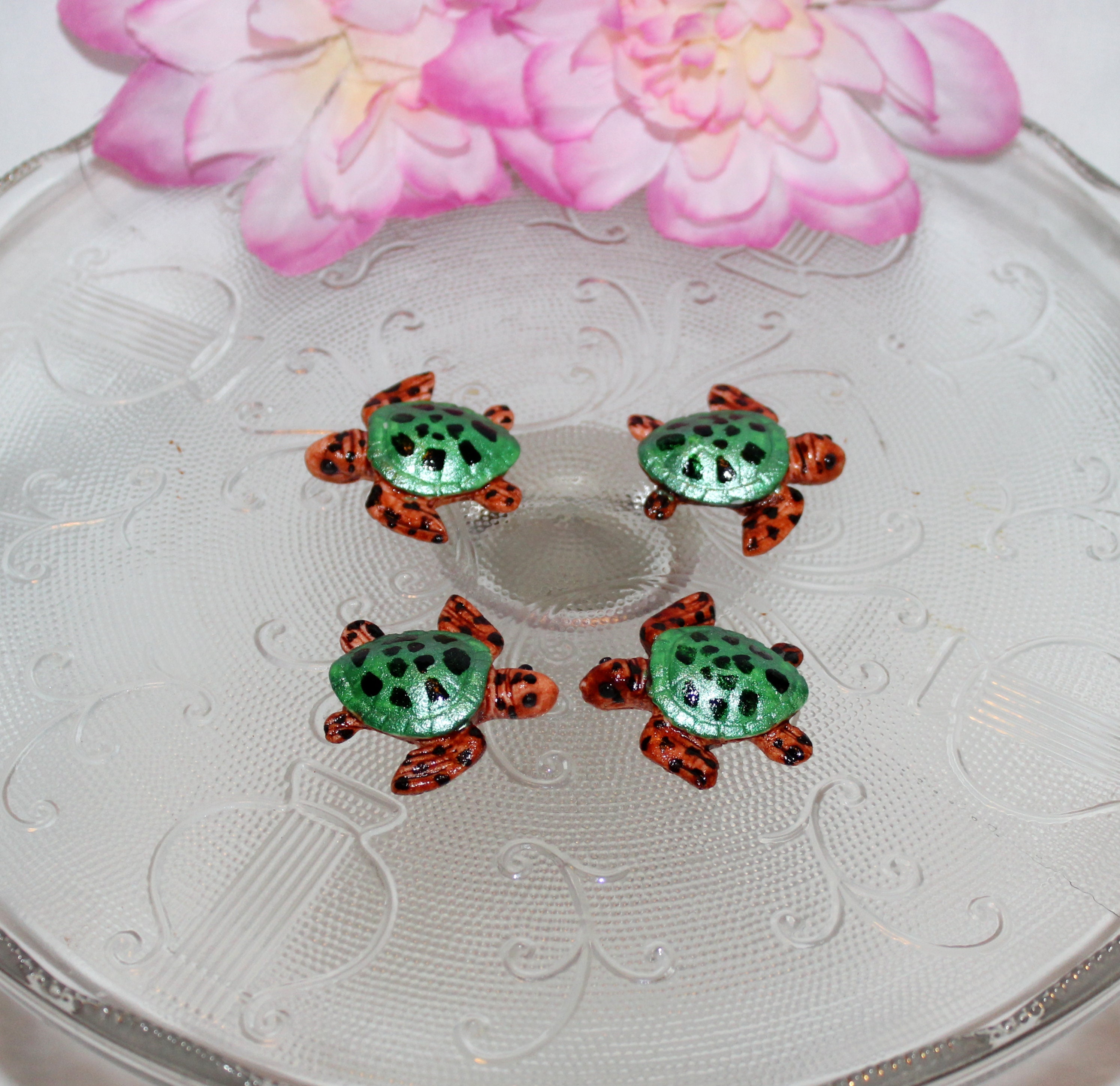 Fondant Turtle Cake Topper Fondant Sea Turtle Turtle - Etsy Canada