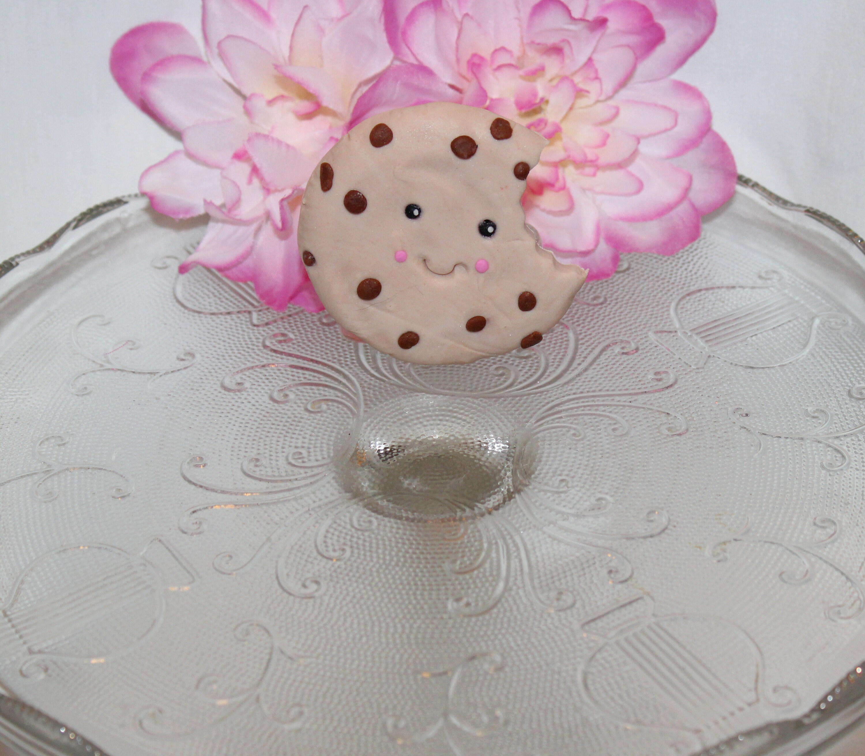 Fondant Cookie Cake Topper Fondant Milk Cookie Topper - Etsy