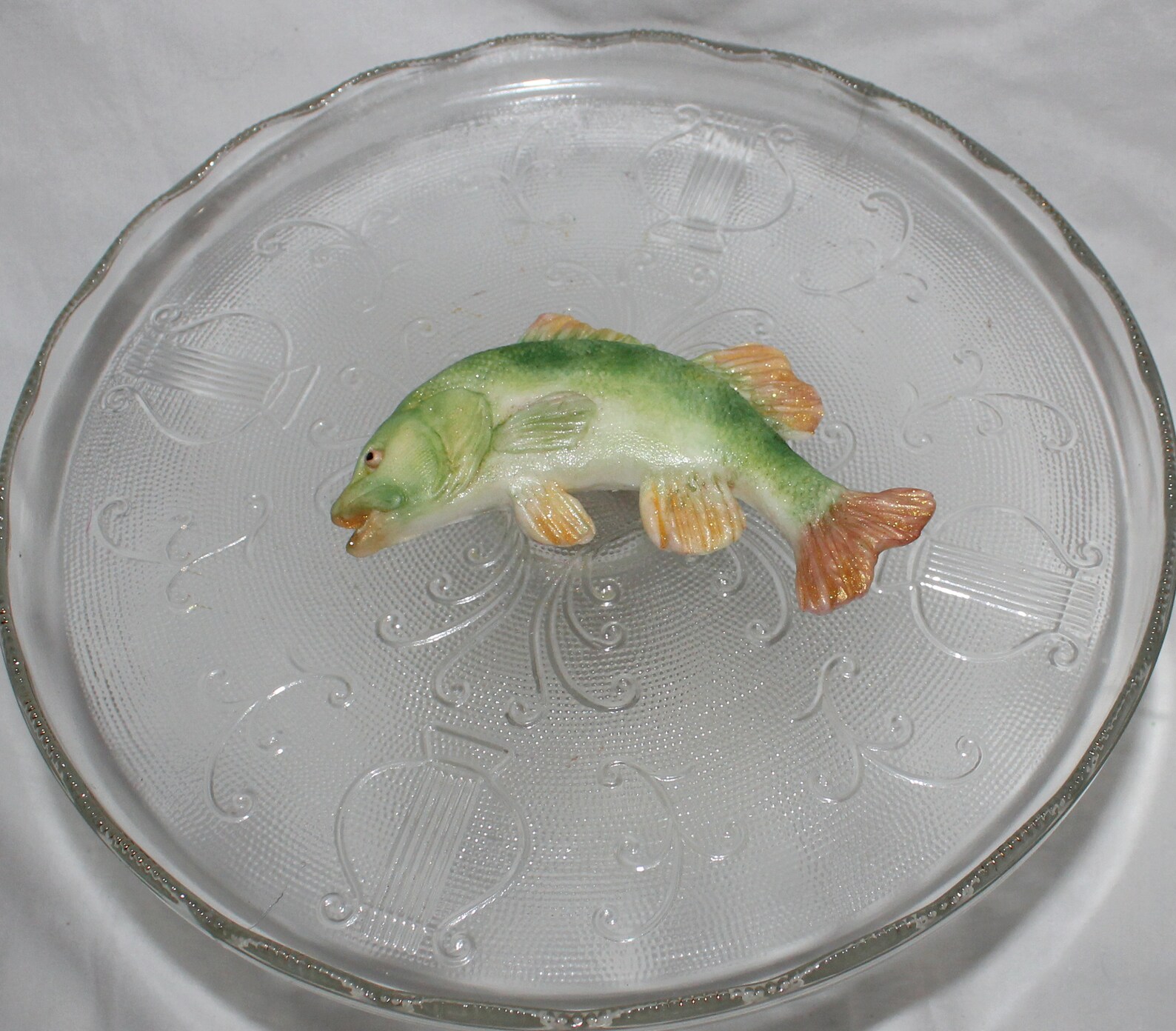 Fondant Fish Cake Topper Fondant Bass Fish Topper - Etsy