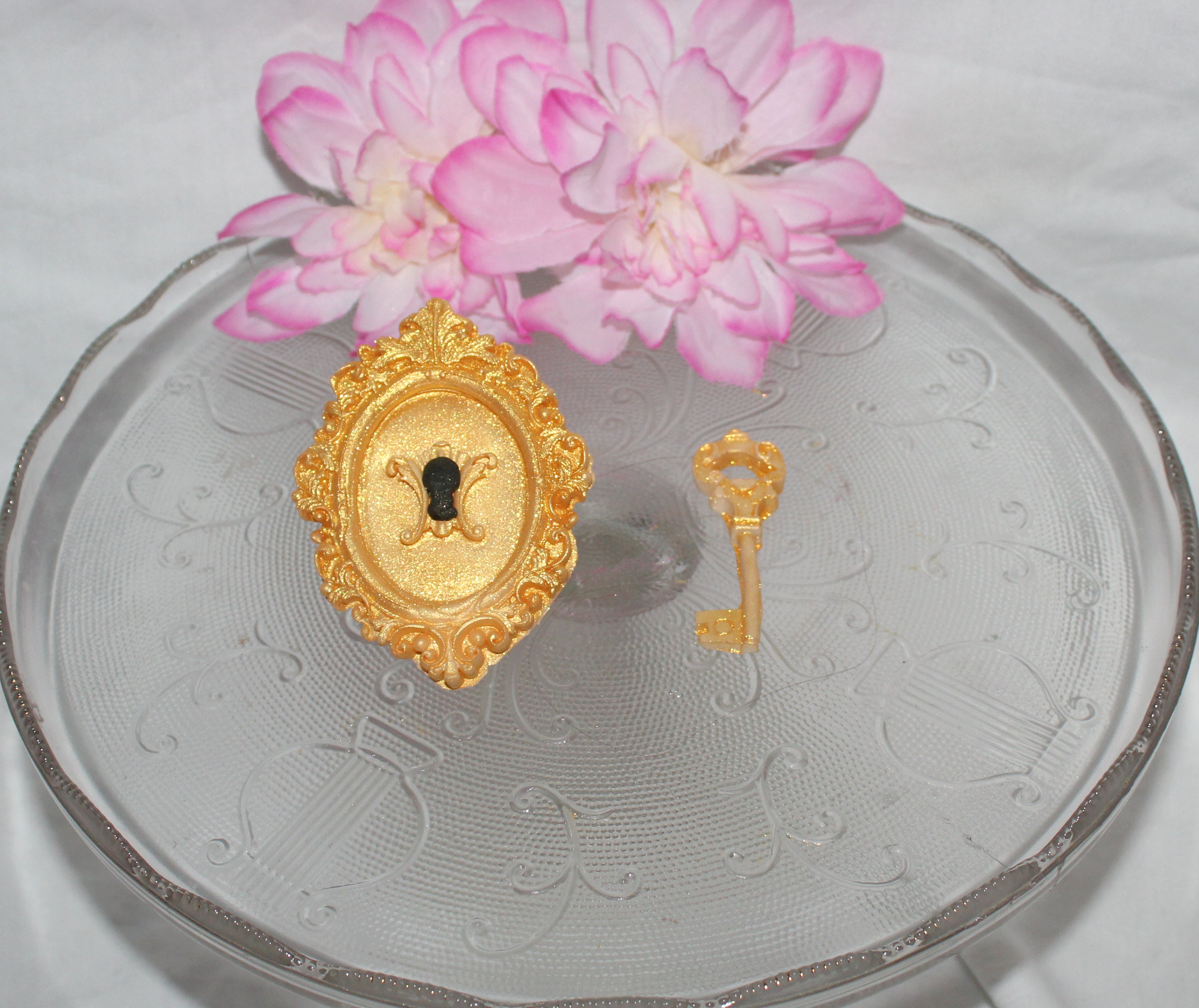 Fondant Lock Cake Topper Fondant Key Lock Topper Key | Etsy